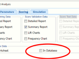 Scoring To A Database Solver