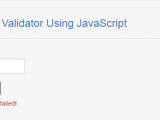 Javascript Simple Password Validation Free Source Code Projects