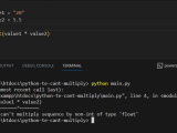 How To Fix The Python Typeerror Can T Multiply Sequence By Non Int Of