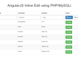 Angularjs Inline Edit Using Php Mysqli Sourcecodester