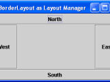 Borderlayout As Layout Manager In Java Sourcecodester