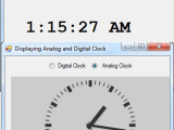 Displaying Digital And Analog Clock In Vb Net Sourcecodester