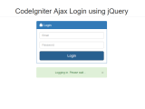 Creating A Codeiniter App Using Jquery Ajax Sourcecodester