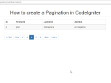 How To Create A Pagination In Codeigniter Sourcecodester