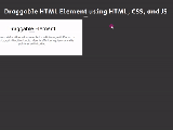 Creating A Draggable Html Element Using Css And Javascript Tutorial