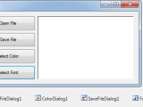 Dialog Components In Visual Basic 2008 Sourcecodester