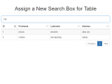 Javascript Datatables Button And Search Box Position