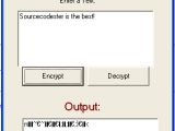 Encrypt And Decrypt A Text Using Vb6 Sourcecodester