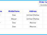 How To Sort Data In Column Ascending And Descending In Php Mysql