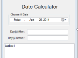Date Calculator In Visual Basic 2008 Sourcecodester