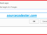 How To Get Area Of The Triangle Using Javascript Sourcecodester