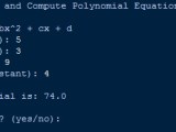 How Evaluate And Compute Polynomial Equations Using Python Sourcecodester