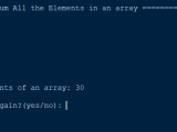 How Sum All The Elements In An Array Using Python Sourcecodester