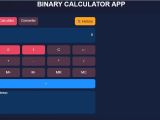 Binary Calculator App Using Html Css And Javascript With Source Code