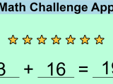 Simple Math Challenge App Using Javascript With Free Source Code