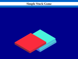 Simple Stack Game Using Javascript With Source Code Sourcecodester