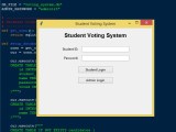 Student Voting System Using Sqlite And Tkinter In Python With Source