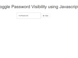 Toggle Password Visibility Using Javascript Sourcecodester