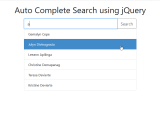 How To Create An Auto Complete Search Using Jquery With Php Mysqli