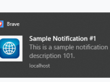 Creating A Desktop Notification Using Javascript Notification Api