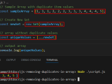 Optimizing Javascript Arrays By Eliminating Duplicate Values