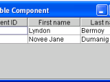 Jtable Component In Java Sourcecodester