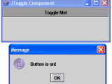 Jtogglebutton Component In Java Sourcecodester