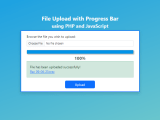File Uploading With Progress Bar Using Php And Javascript Tutorial