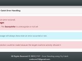 Php Error Handling Using Try Catch Tutorial Sourcecodester