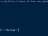 Print String Permutations In Lexicographic Order Using Recursion In