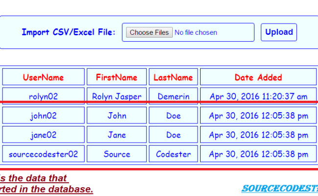 How To Import Excel Csv File To Mysql Database Using Php Free Source How To Import Excel Csv File To Mysql Database Using Php Free Source