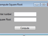 Compute Square Root Using Math Sqrt In Vb Net Sourcecodester
