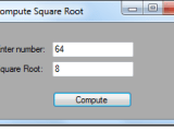 Compute Square Root Using Math Sqrt In Vb Net Sourcecodester