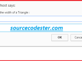 How To Get Area Of The Triangle Using Javascript Sourcecodester