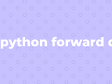 Solved Forward Declaration In Python Sourcetrail