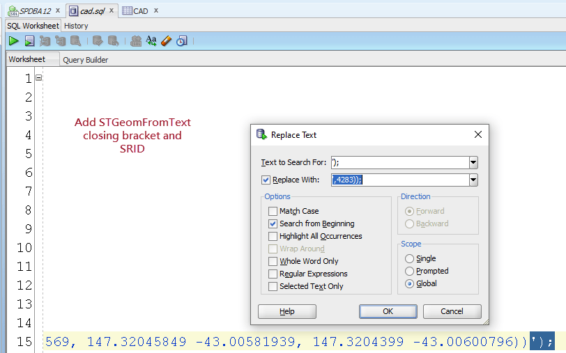 Migrating Tables With Geometry Columns From Oracle To Sql Server Spatial The Spatial Database