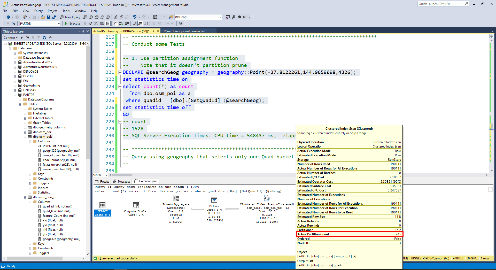 Partition Spatial Data Using Sql Server The Spatial Database Advisor