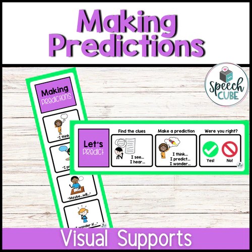 Visual Supports Speech Cube