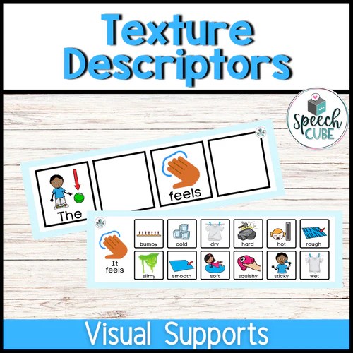 Visual Supports Speech Cube