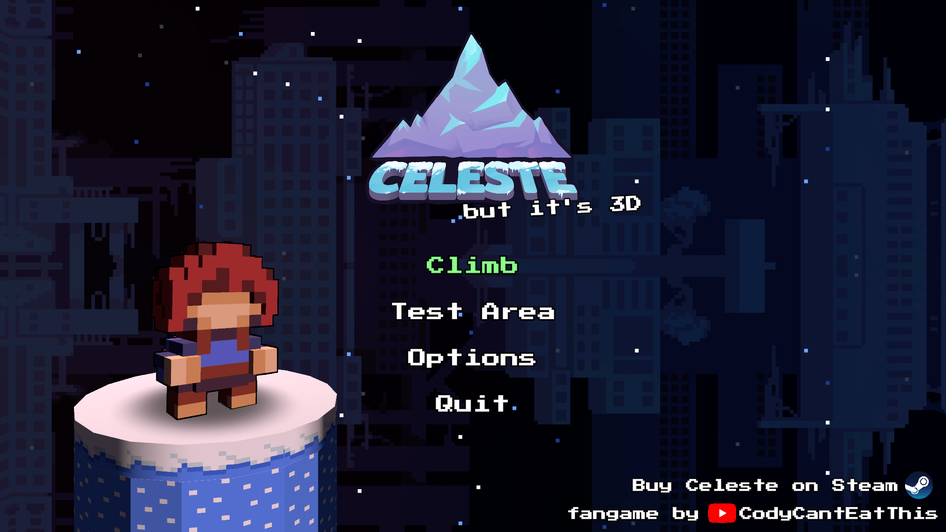 Celeste But It S 3d Speedrun