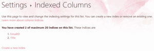 SharePoint Index Column - Complete tutorial - SPGuides