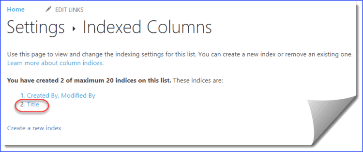 SharePoint Index Column - Complete tutorial - SPGuides