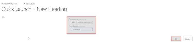 Customize quick launch navigation in SharePoint - SPGuides