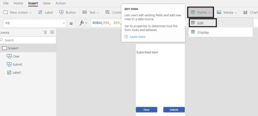 PowerApps submit form to SharePoint Online list - SPGuides