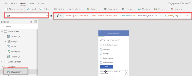 Power Apps Employee Engagement Survey Example - SPGuides
