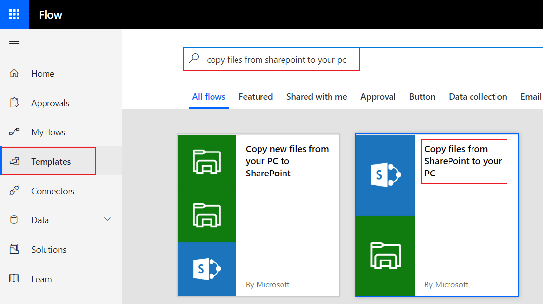 Microsoft Flow Example Copy Files From Sharepoint To Pc Spguides