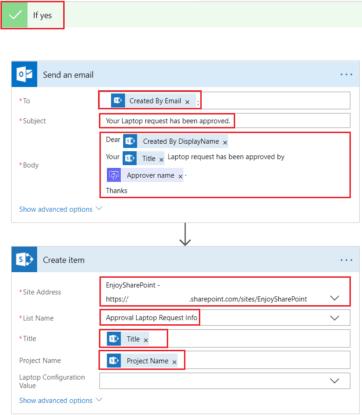 Microsoft Flow Example: When an item is created in SharePoint List, Send approval and create ...