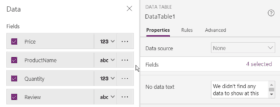 How to use PowerApps Table() Function - SPGuides