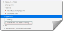 Create and deploy SharePoint Framework (SPFx) listview command set extension - SPGuides
