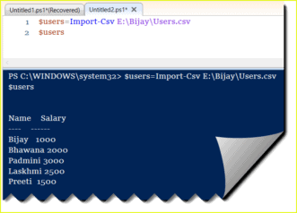 How to create an array in PowerShell from CSV file - SPGuides